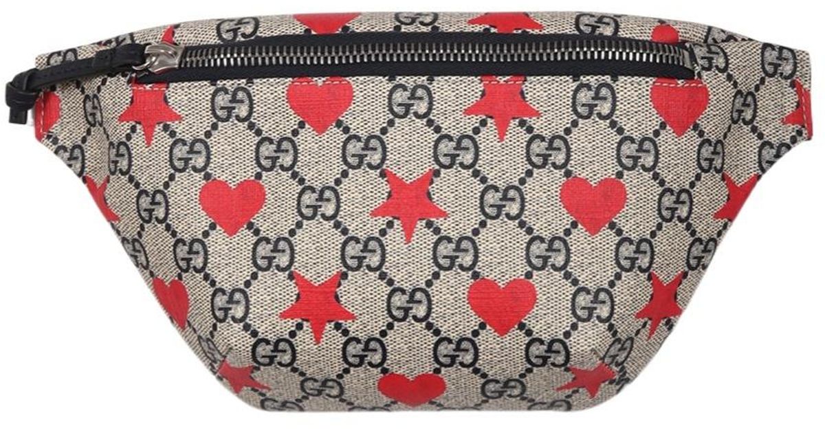 Gucci Printed Gg Waist Pack in Pink | Lyst
