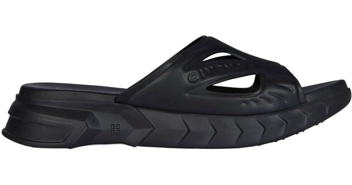 Givenchy Marshmallow Sandals in Black for Men | Lyst
