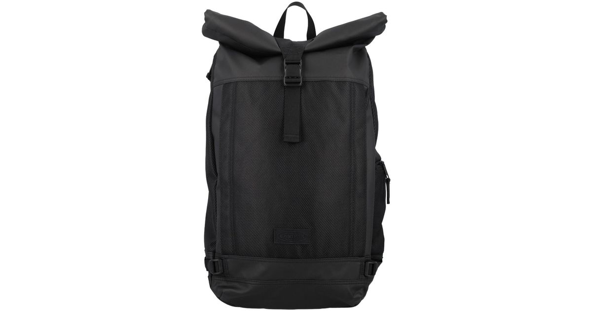 Eastpak Roll-Top Open Backpack in Black for Men | Lyst