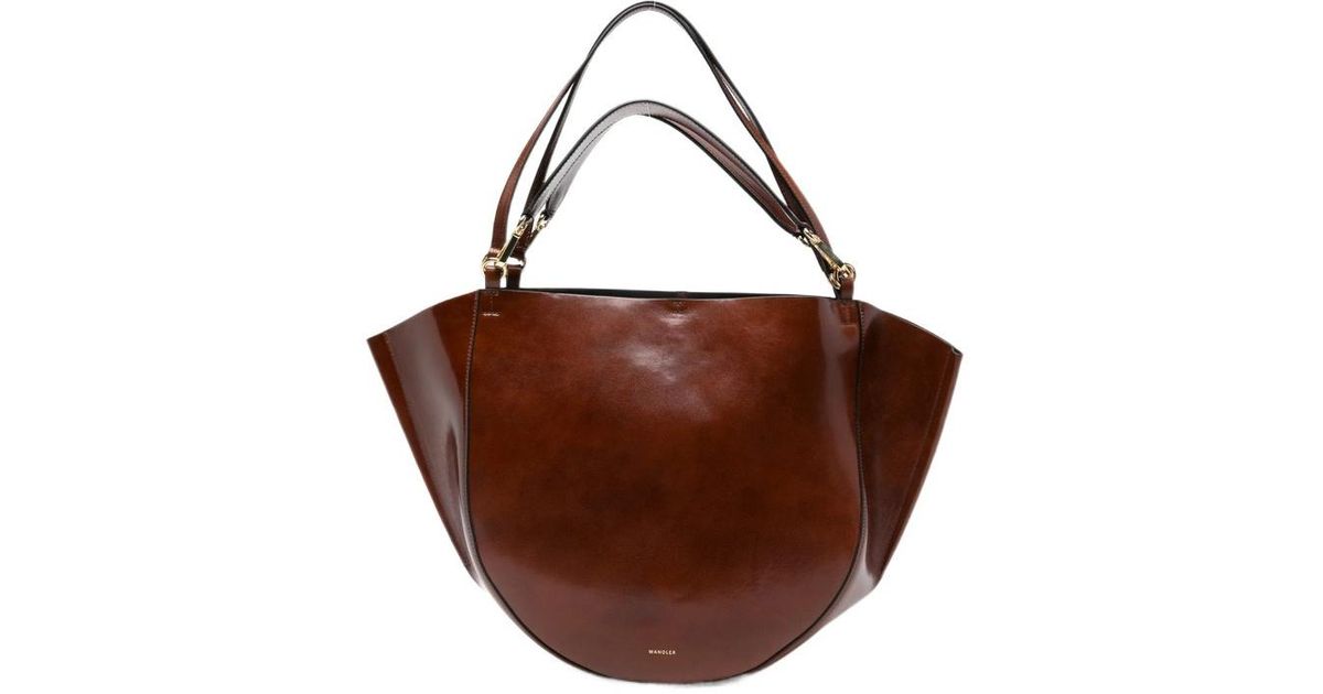 Wandler Letter Logo Single-Shoulder Bag in Brown | Lyst