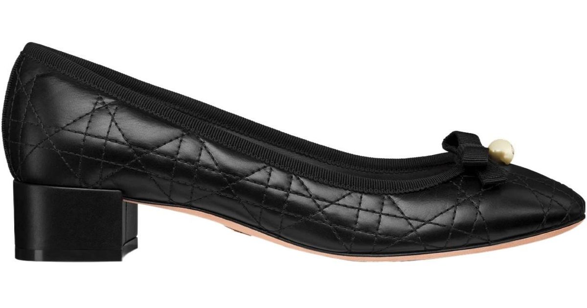 Dior Ballet Pump in Black | Lyst