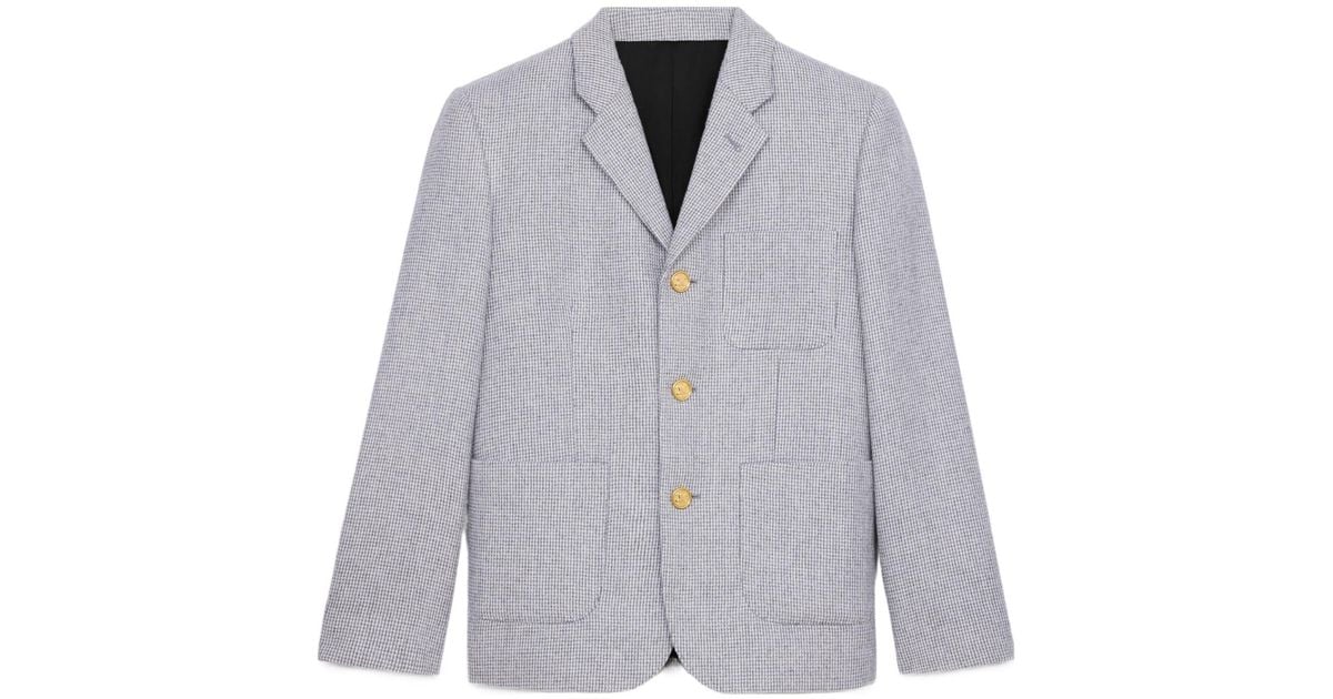 Celine Sorbonne Jacket in Gray | Lyst