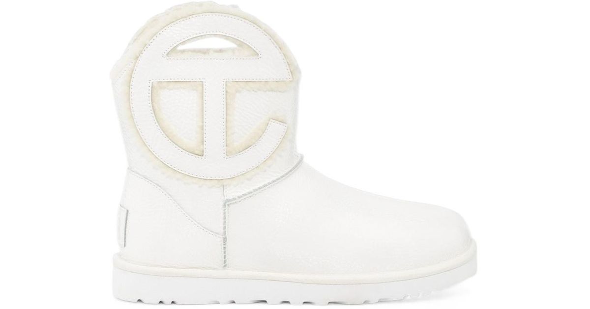 UGG X Telfar Logo Mini Boots in White for Men | Lyst