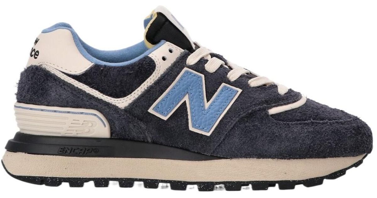 New Balance Round-Head Sneakers in Blue | Lyst