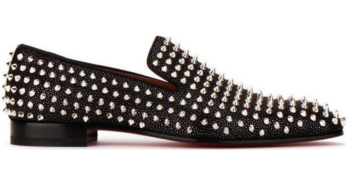 Christian Louboutin Dandelion Riveted Business Casual Shoes in Black ...