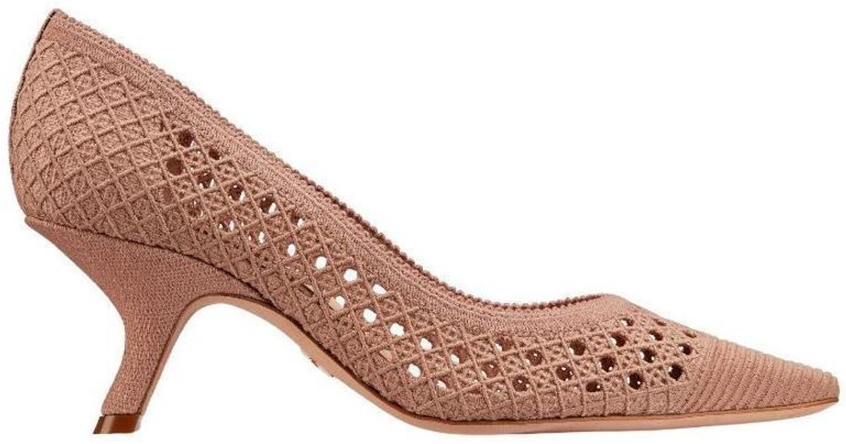 Dior Pointed Hollow High Heels in Pink | Lyst