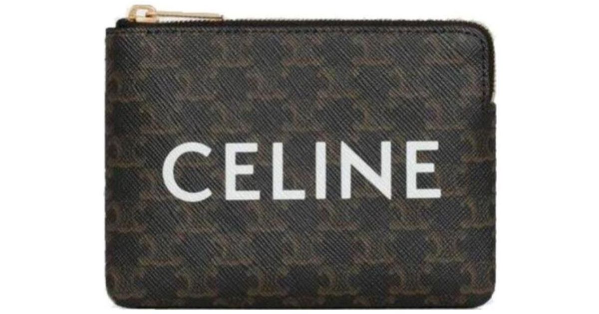 Celine Coin Purse in Black | Lyst