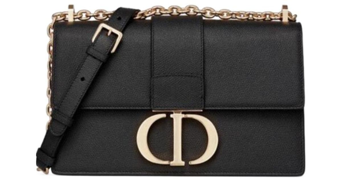 Dior Chain Cross-Body Bag in Black | Lyst