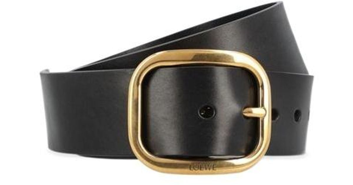 Loewe Logo Engraved Buckled Belt | Lyst