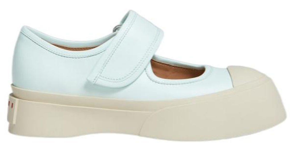 Marni Pablo Touch Strap Low Top Sneakers in Blue | Lyst