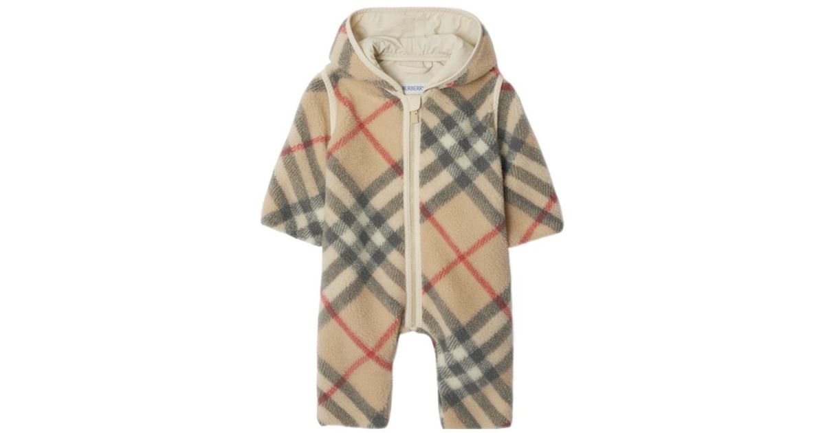 Burberry Check-Pattern Pajamas | Lyst