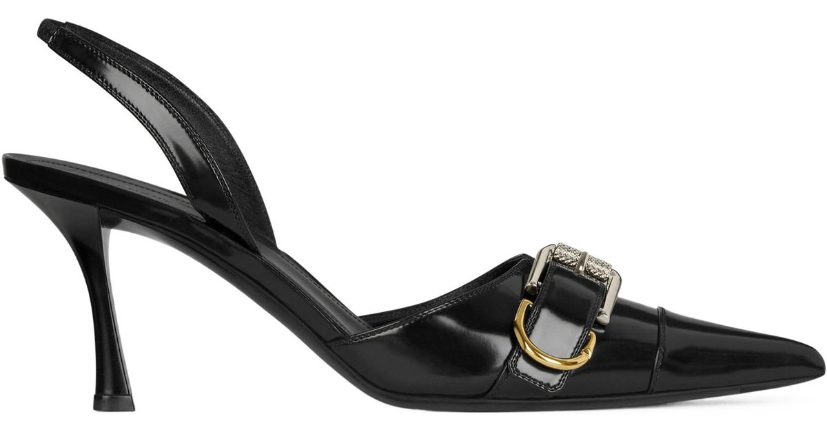 Givenchy Voyou Slingback Pumps in Black | Lyst