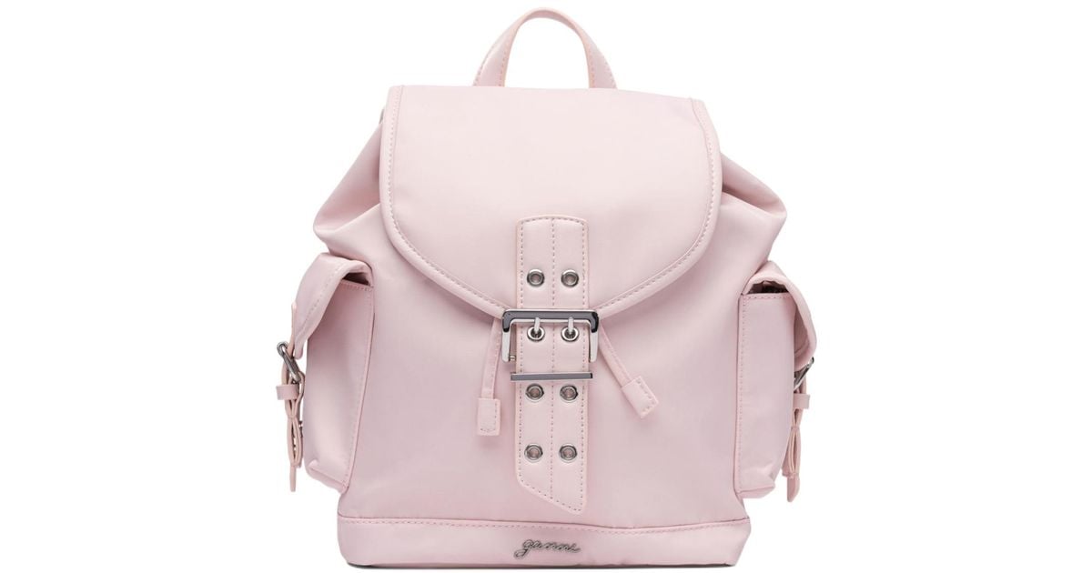 Ganni Small Bucky Backpack in Pink | Lyst
