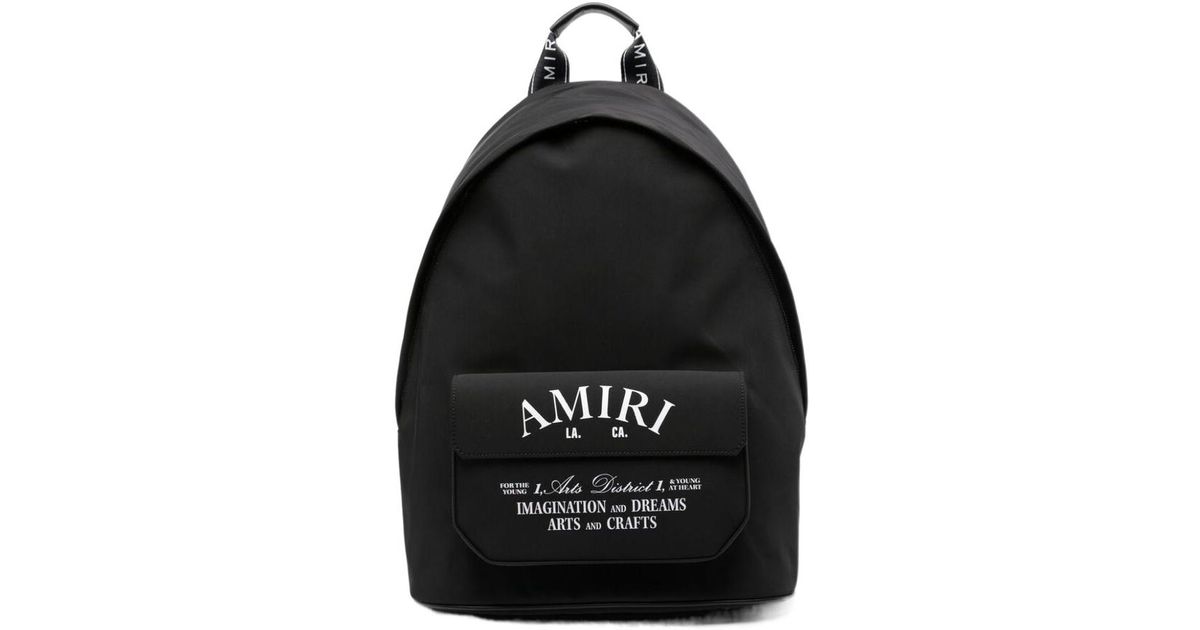 Amiri Zippered Backpack in Black for Men | Lyst