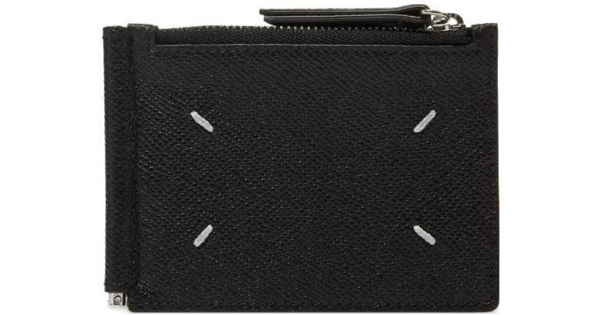 Maison Margiela Zip-Up Wallet in Black for Men | Lyst UK