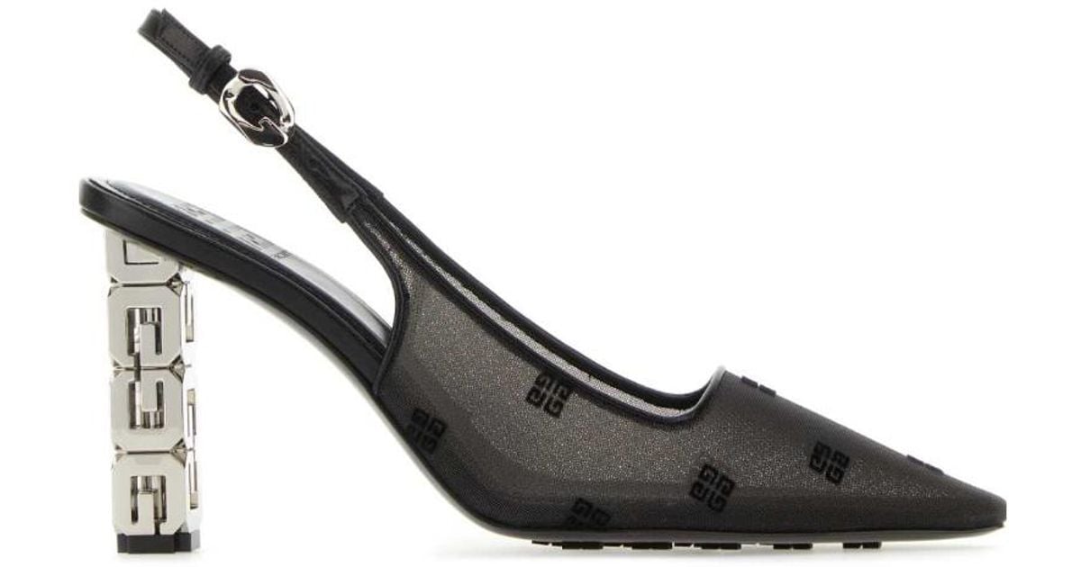 Givenchy G Cube Slingbacks in Metallic | Lyst