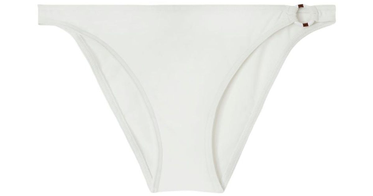 Loro Piana Ring Marine Bikini Swimming Trunks in White | Lyst