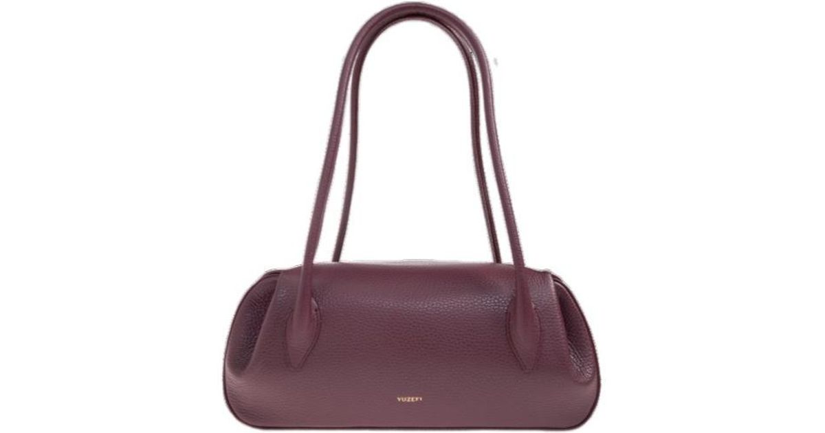 Yuzefi Oyster Shoulder Bag in Purple | Lyst
