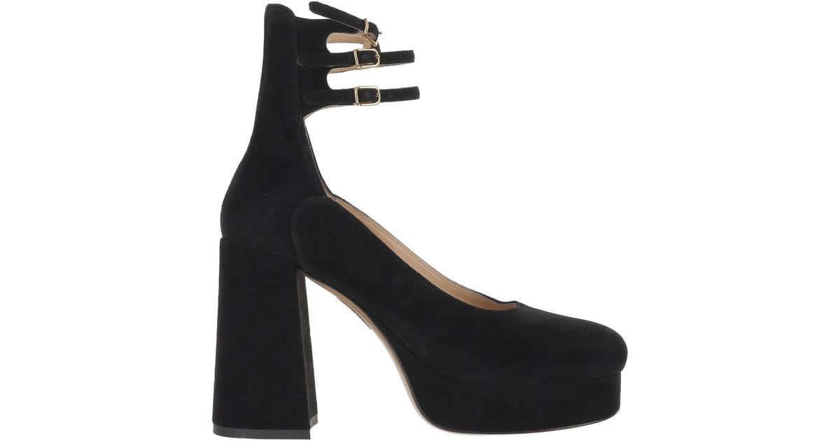 Chloé Chloé Loti Platform Pumps in Black | Lyst