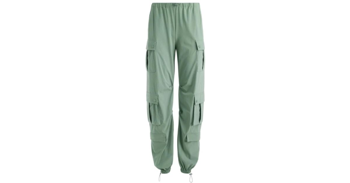 Alice + Olivia Parachute Overalls in Green | Lyst