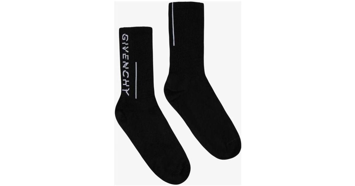 Givenchy Logo Split Socks in Black for Men | Lyst