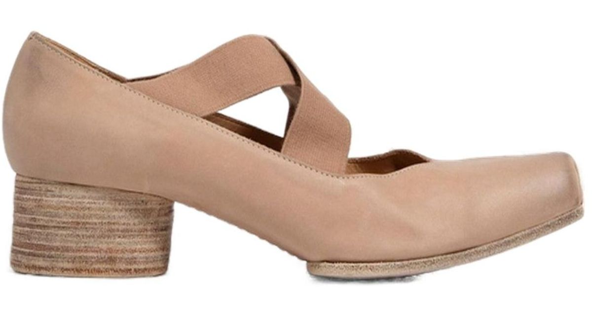 Uma Wang Square-Toed Ballet Shoes in Pink | Lyst