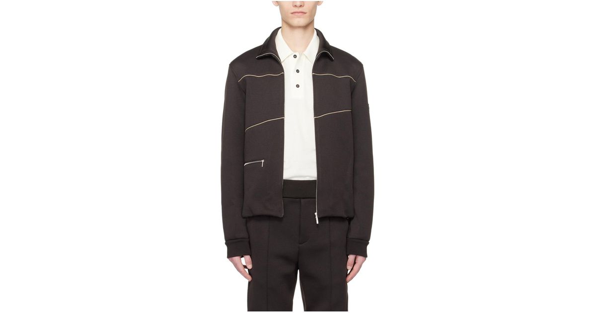 Ferragamo Piping Blazer in Black for Men | Lyst