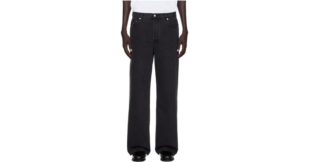 A.P.C. Aaron Jeans in Black for Men | Lyst