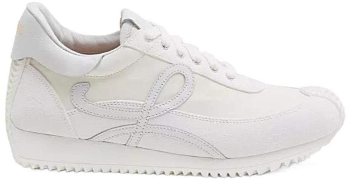 Loewe Logo Sports Shoes in White for Men | Lyst