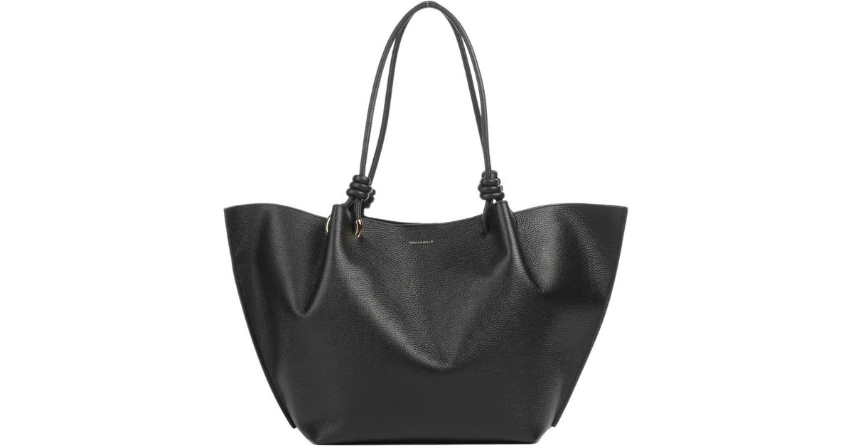 Coccinelle Finn Tote Bag in Black | Lyst