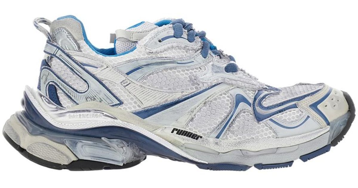 Balenciaga Runner 2 Lace-Up Sneakers in Blue for Men | Lyst