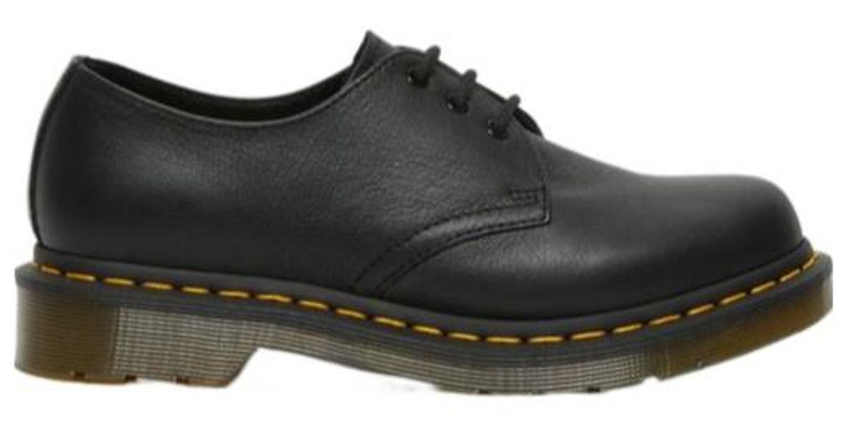 Dr. Martens Round-Headed Oxfords in Black | Lyst