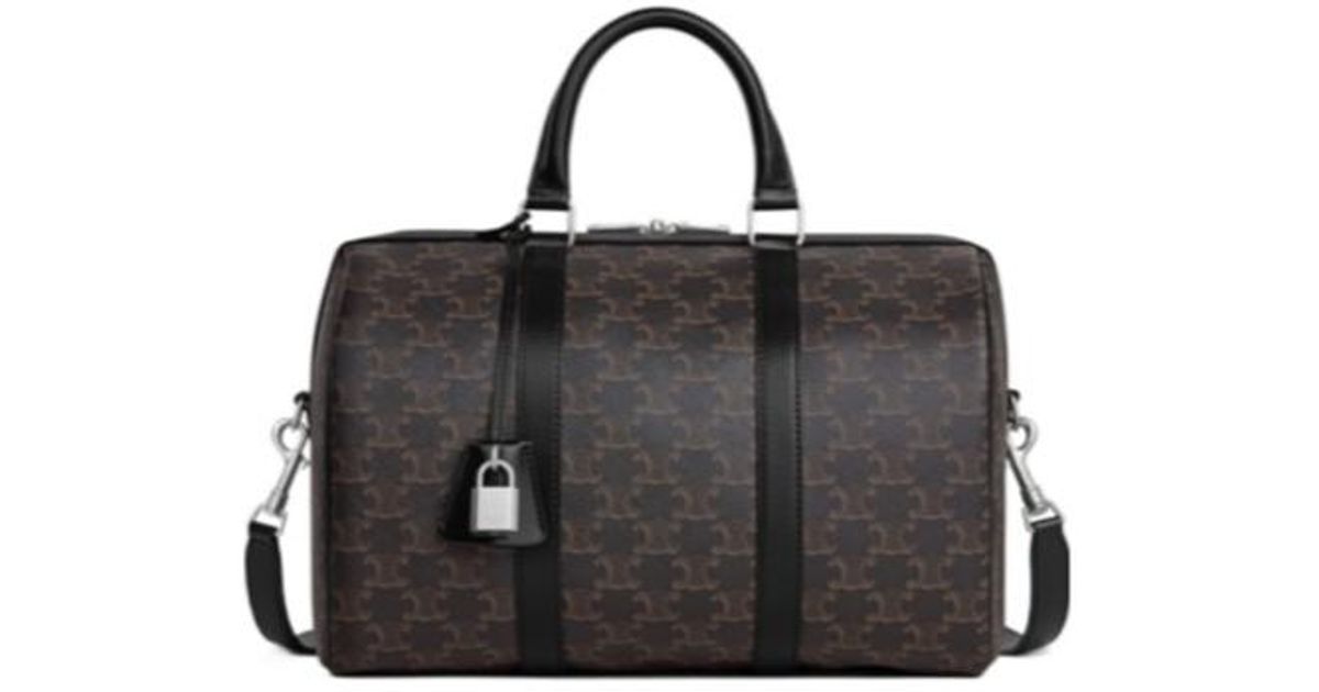 Celine Large Boston in Black for Men | Lyst