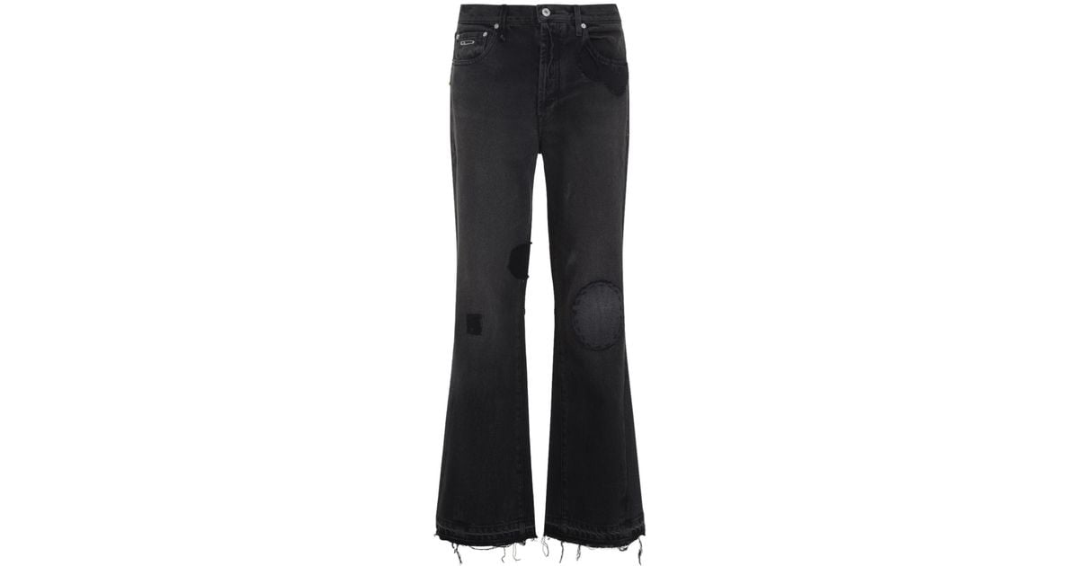 GALLERY DEPT. La Flare Patchwork Jeans in Black for Men | Lyst