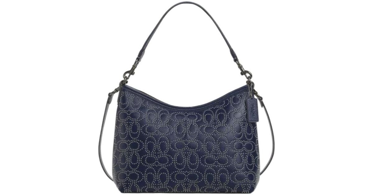 COACH Laurel Shoulder Bag in Blue | Lyst
