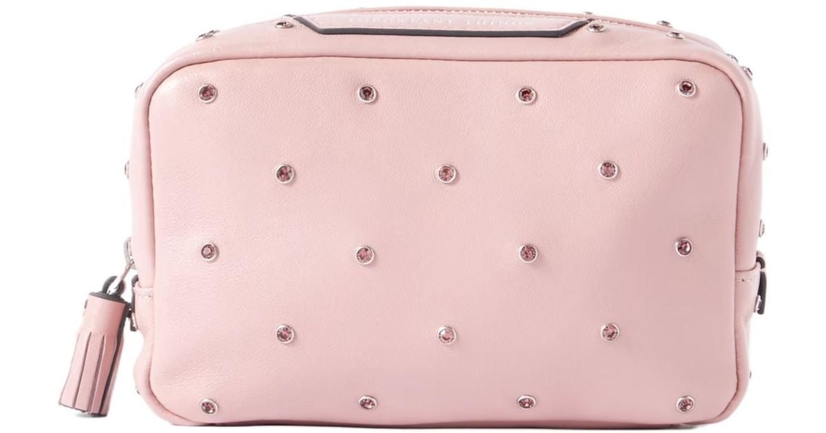 Anya Hindmarch Cosmetic Storage Pouch in Pink | Lyst UK