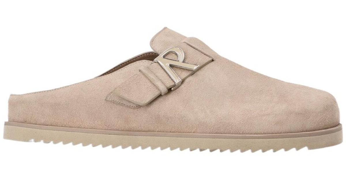 Represent Logo Slippers in Brown for Men | Lyst