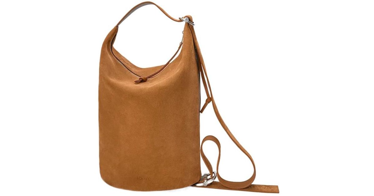 Loewe Medium Loop Shoulder Bag in Brown for Men | Lyst