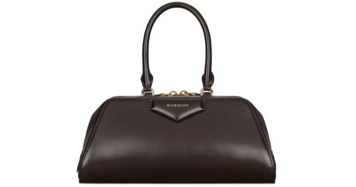 Givenchy Antigona Cube East-West Small Top Handle Bag in Black | Lyst