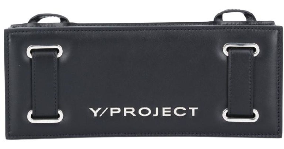 Y. Project Rectangular Logo-Plaque Shoulder Bag in Black for Men | Lyst