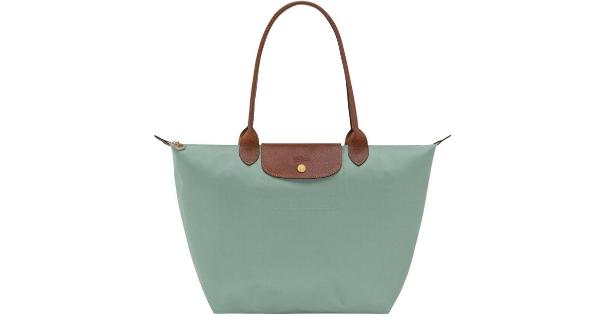 Longchamp Le Pliage Large Tote Bag in Green | Lyst