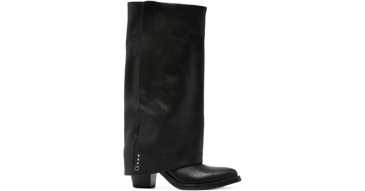 Ash Side Zip Boots in Black | Lyst
