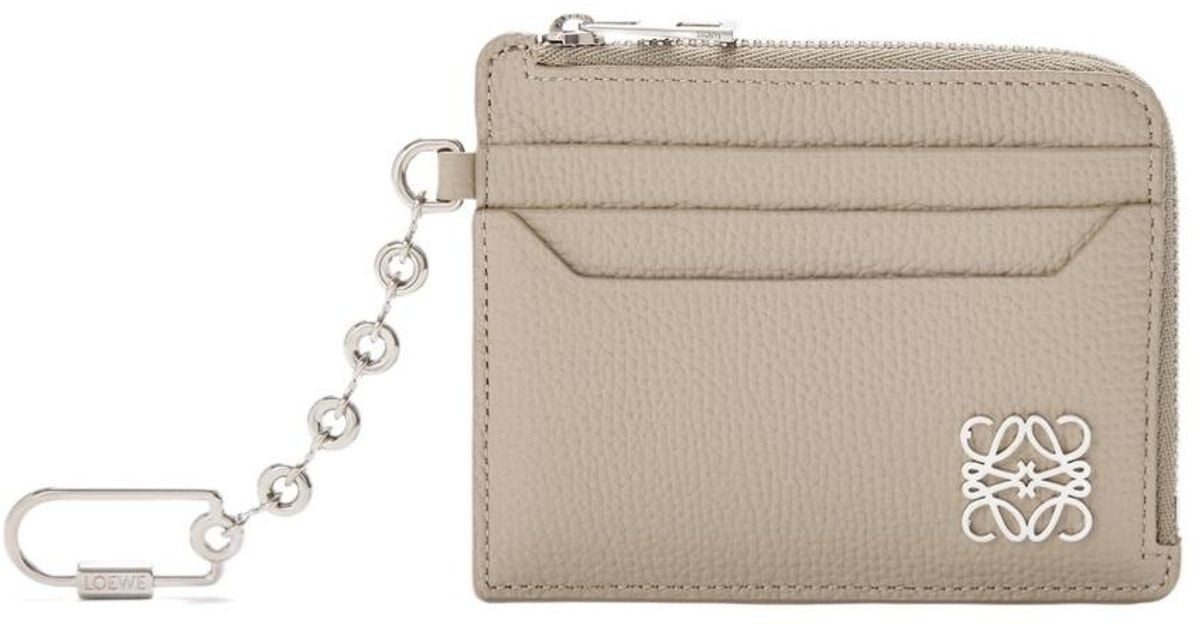 Loewe Anagram Square Coin Cardholder in White | Lyst UK
