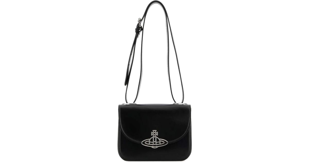 Vivienne Westwood Linda Crossbody Bag in Black | Lyst