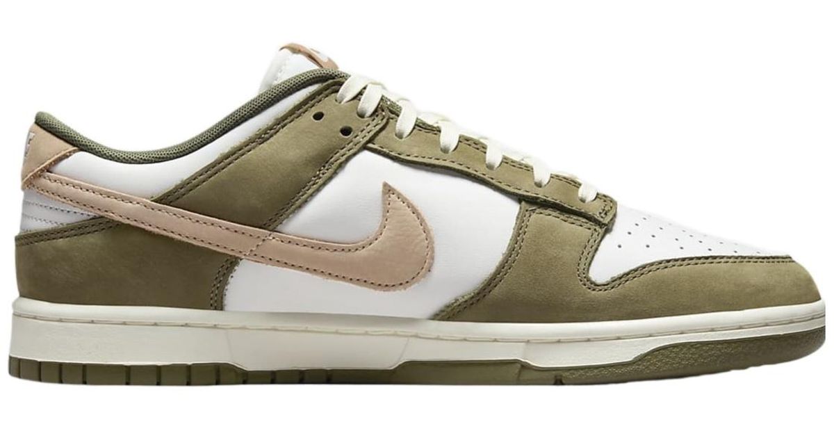 Nike Dunk Low Retro Premium Low-Cut Casual Shoes in Green for Men | Lyst