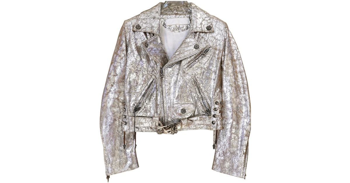 Chrome Hearts Long Sleeve Jacket in Gray for Men | Lyst
