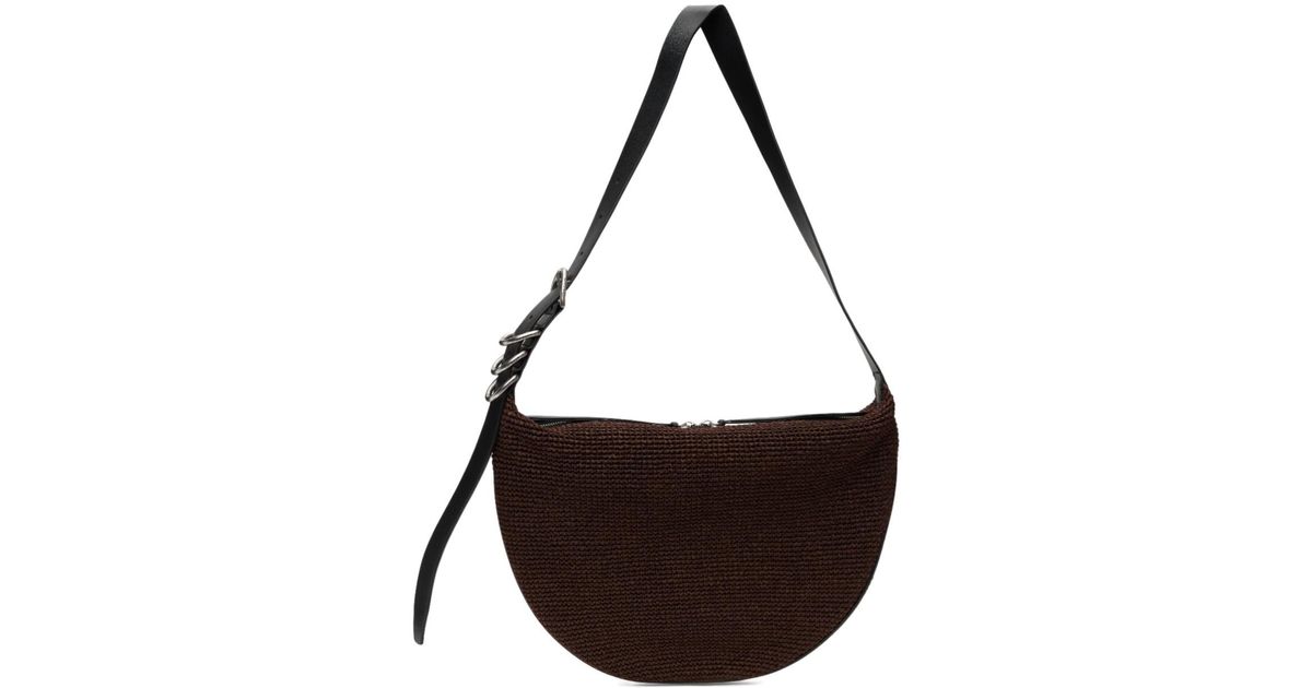 Rag & Bone Mercer Medium Straw Hobo Bag in Brown | Lyst