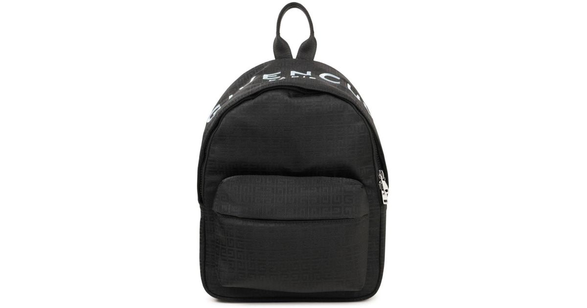Givenchy Children's Backpack With Logo And Jacquard Pattern in Black | Lyst