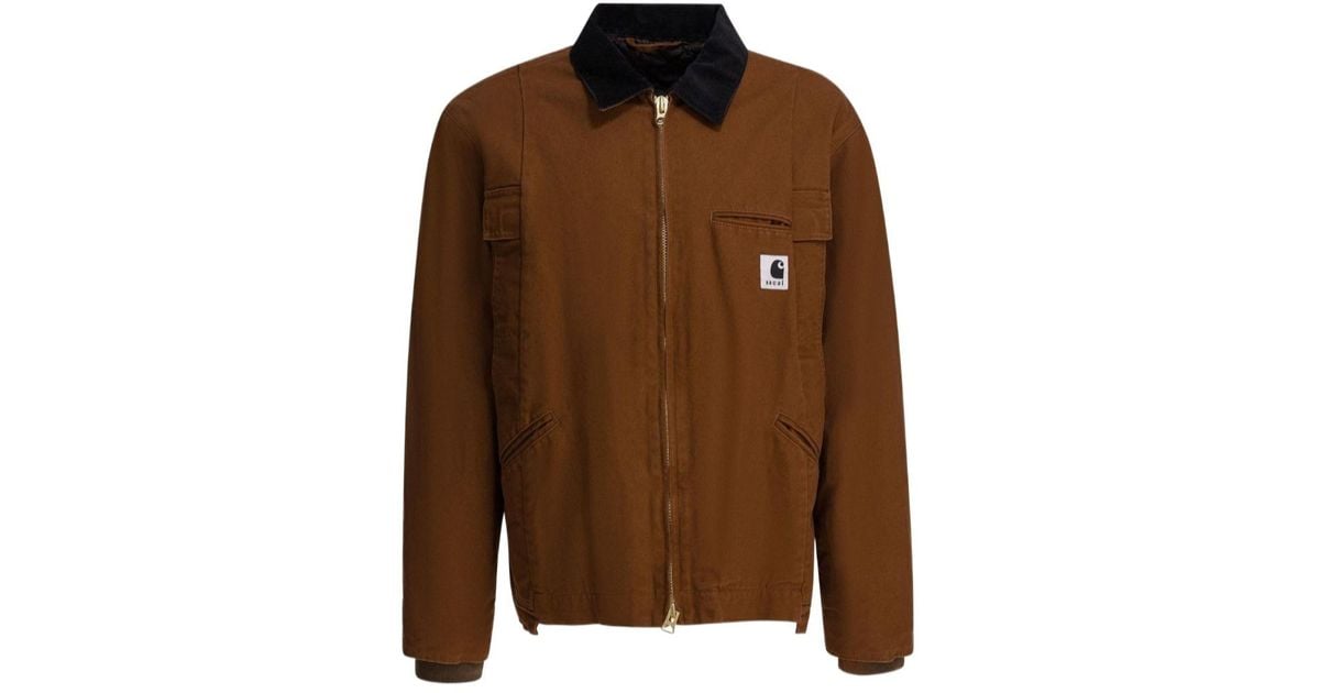 Carhartt Lapel Jacket in Brown for Men | Lyst