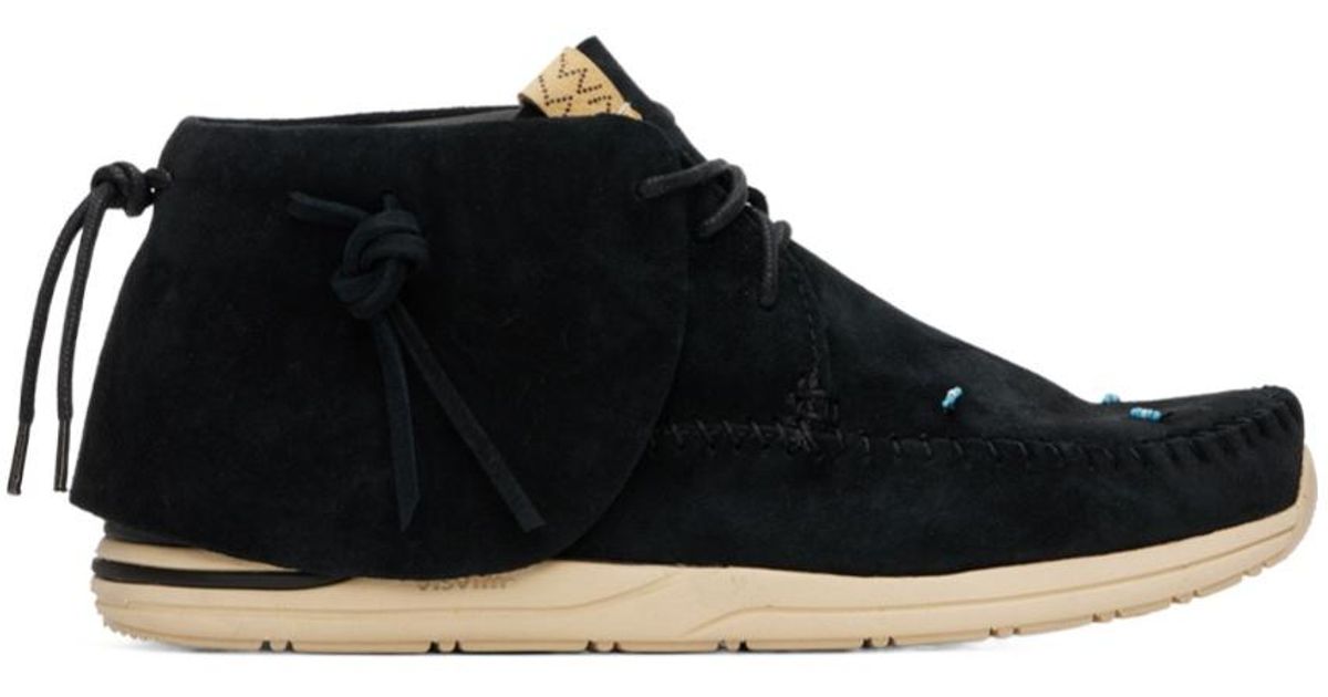 Visvim Lacing Short Boots in Black for Men | Lyst